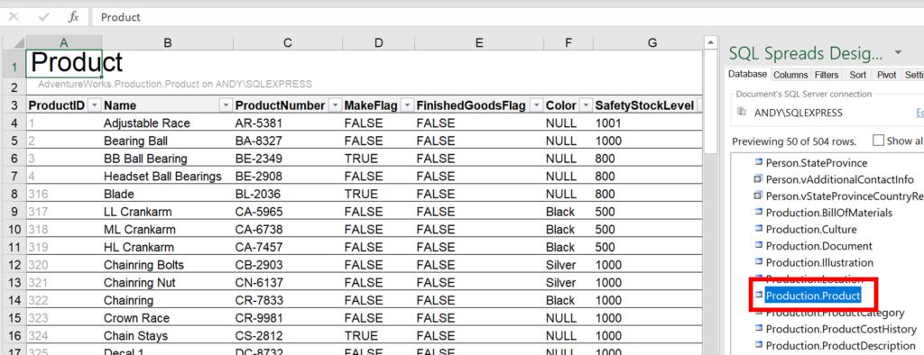 Connect Excel To SQL Server 3 Easy Steps SQL Spreads