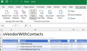 Update View in SQL Server using Excel – Step by Step Guide - SQL Spreads